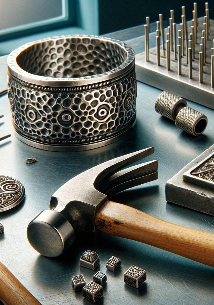 The Role of Texture in Jewelry Design: Hammering and Embossing